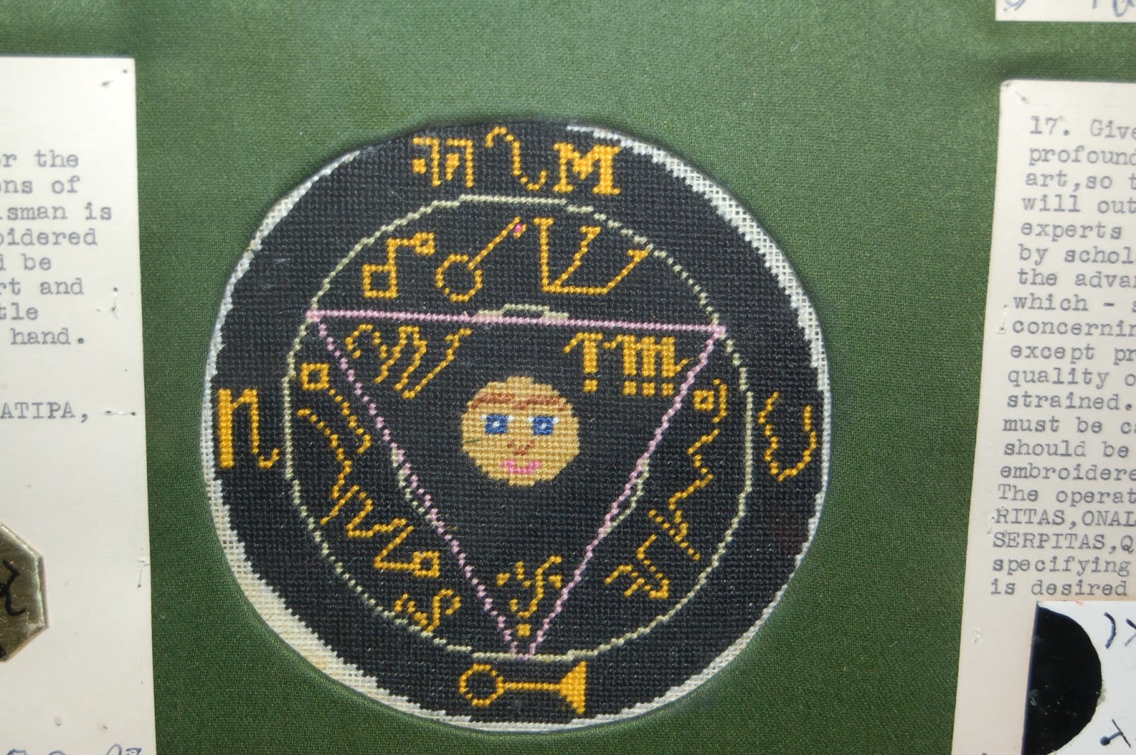 Black Pullet "iron on" badges - Museum of Witchcraft and Magic