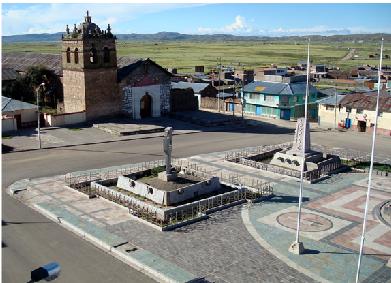 LUGARES TURISTICOS DEL DISTRITO DE ACORA: PLAZA DE ACORA