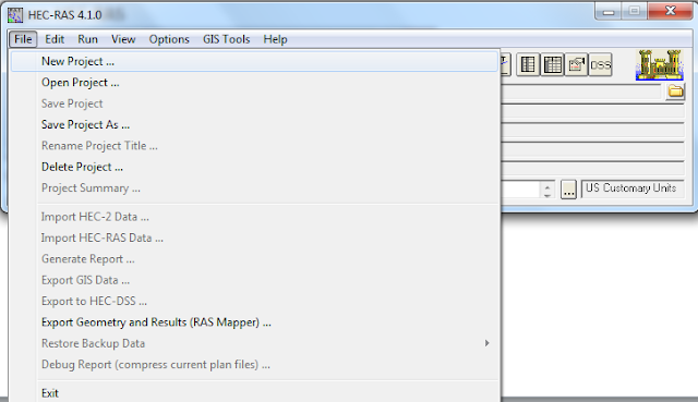 Hec ras tutorial example project - seokwjbseo
