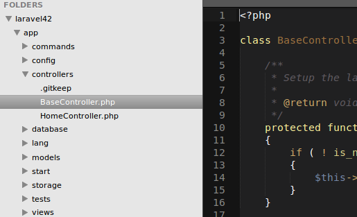 Laravel 4 2 Directory Structure Laravel Php Framework