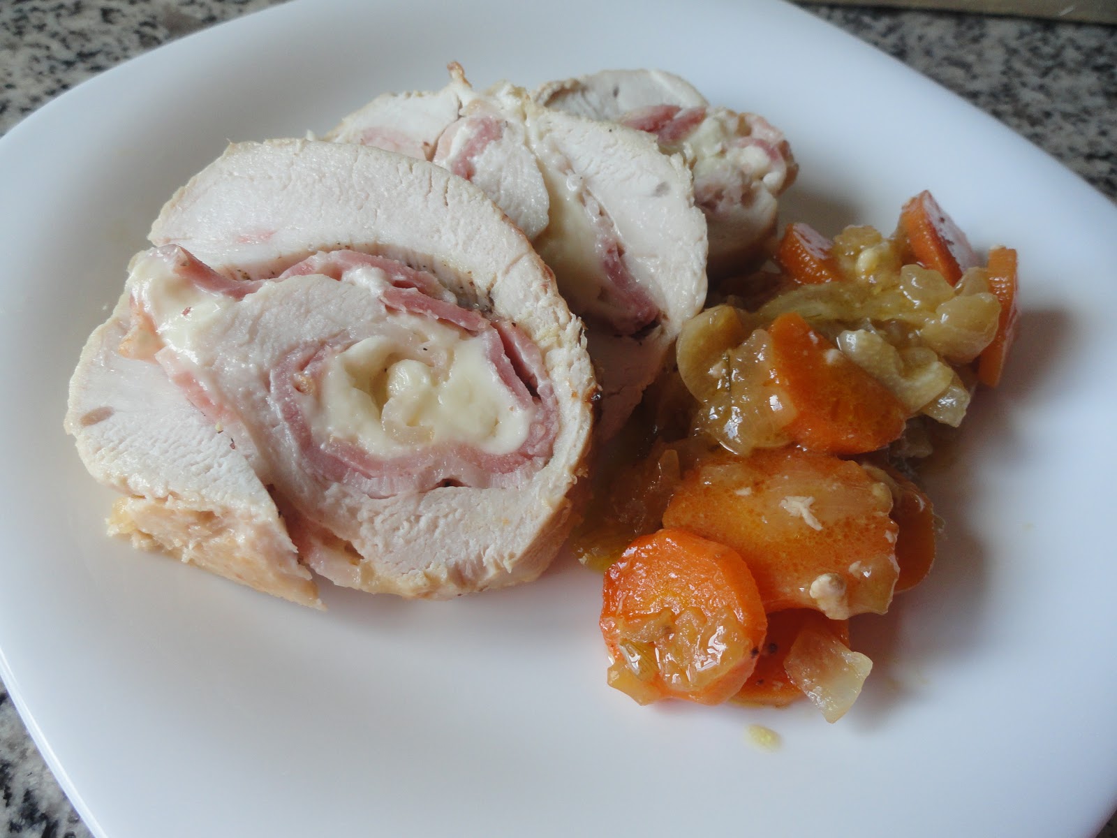 Mari Recetas : Pechuga de pollo rellena