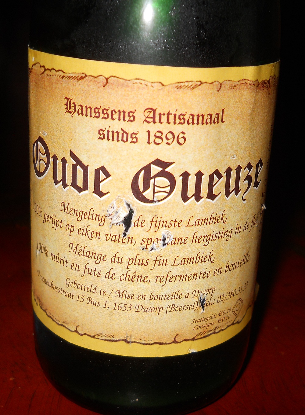 El Ministerio de la Cerveza: Oude Gueuze