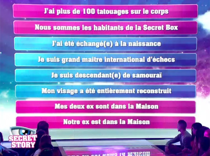 Secret Story 6 la liste des secrets | BuzzPost.fr - Le meilleur du buzz