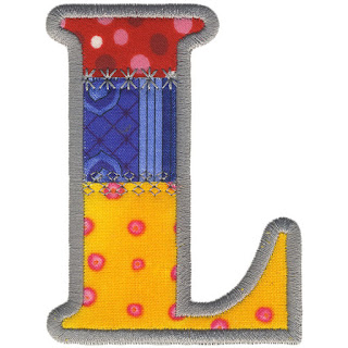 Abecedario con Retazos de Tela en Patchwork. Alphabet in Patchwork ...