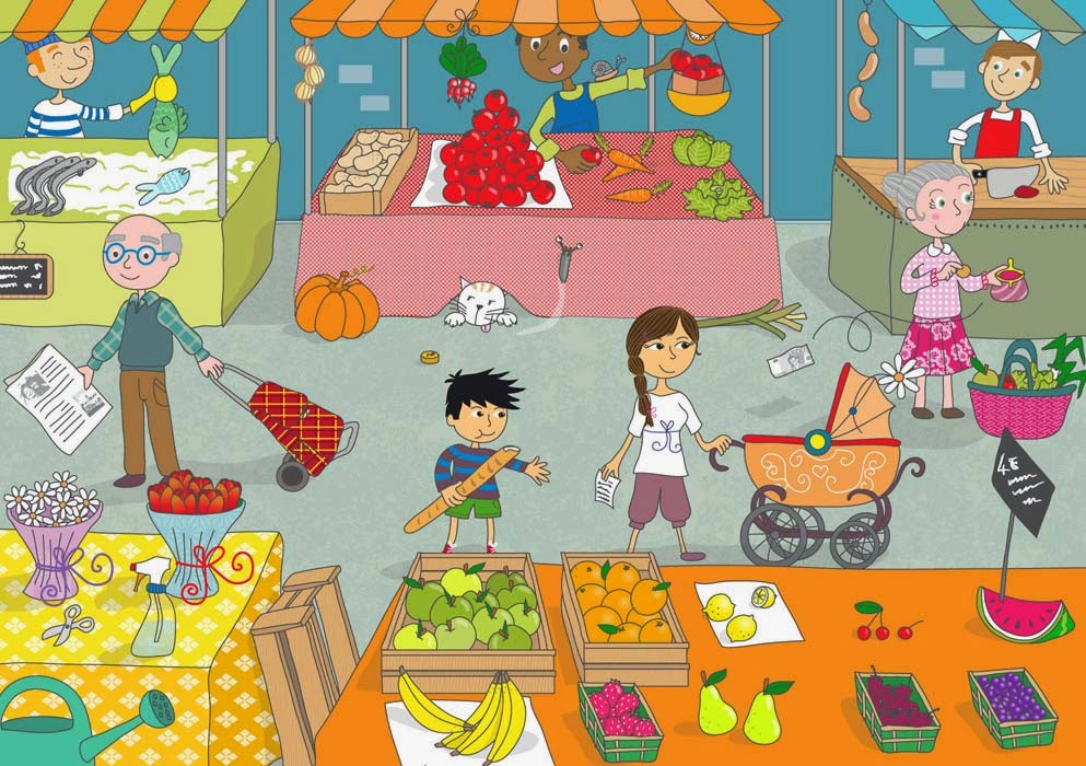 L'atelier de Stephanie M.: * Un p'tit tour au marché?