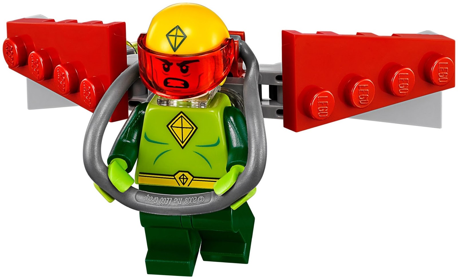 LEGO SH336 The Batman Movie KITE MAN Minifigure + Glider ~ stores.ebay ...