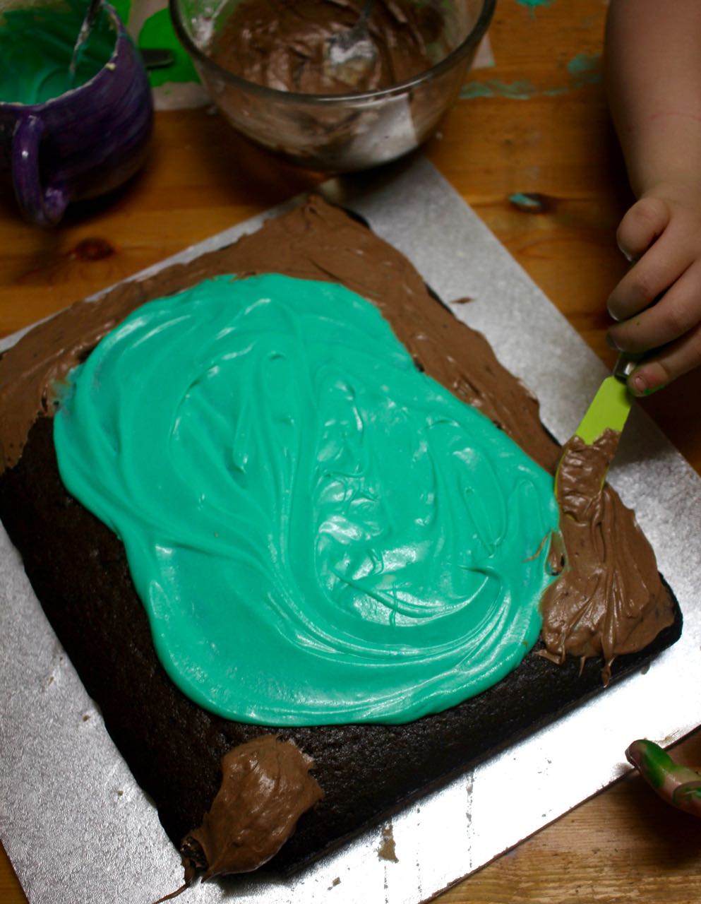 Green Gourmet Giraffe: How to make a Loch Ness Monster cake