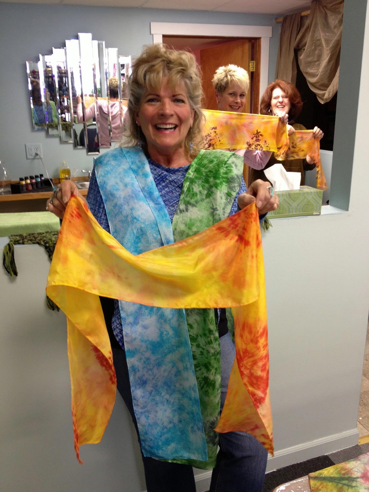 HeartFelt Silks Blog: Robbin Firth's Felting Classes 2012-2013