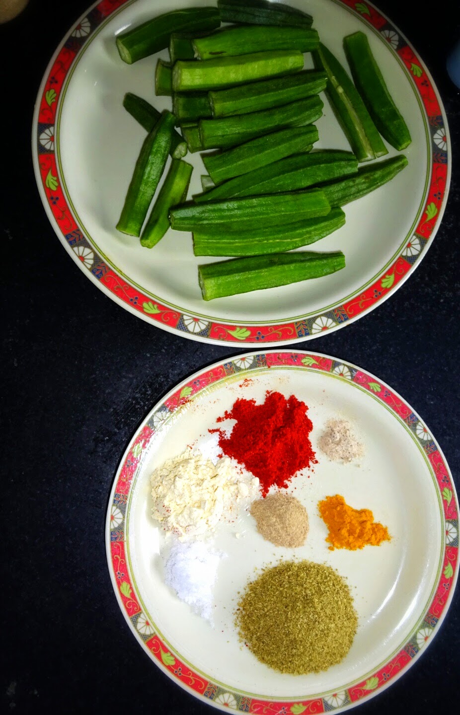 Veg Indian Good Food Recipes..: Tava Bhindi Masala Fry