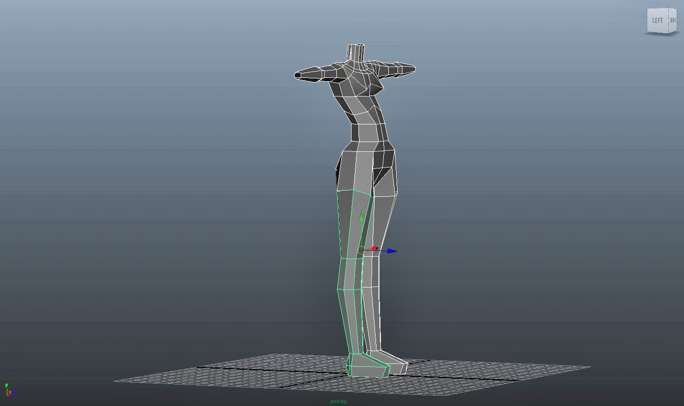 Animation Blog: [YEAR 2] Basic Maya First Body Attempt