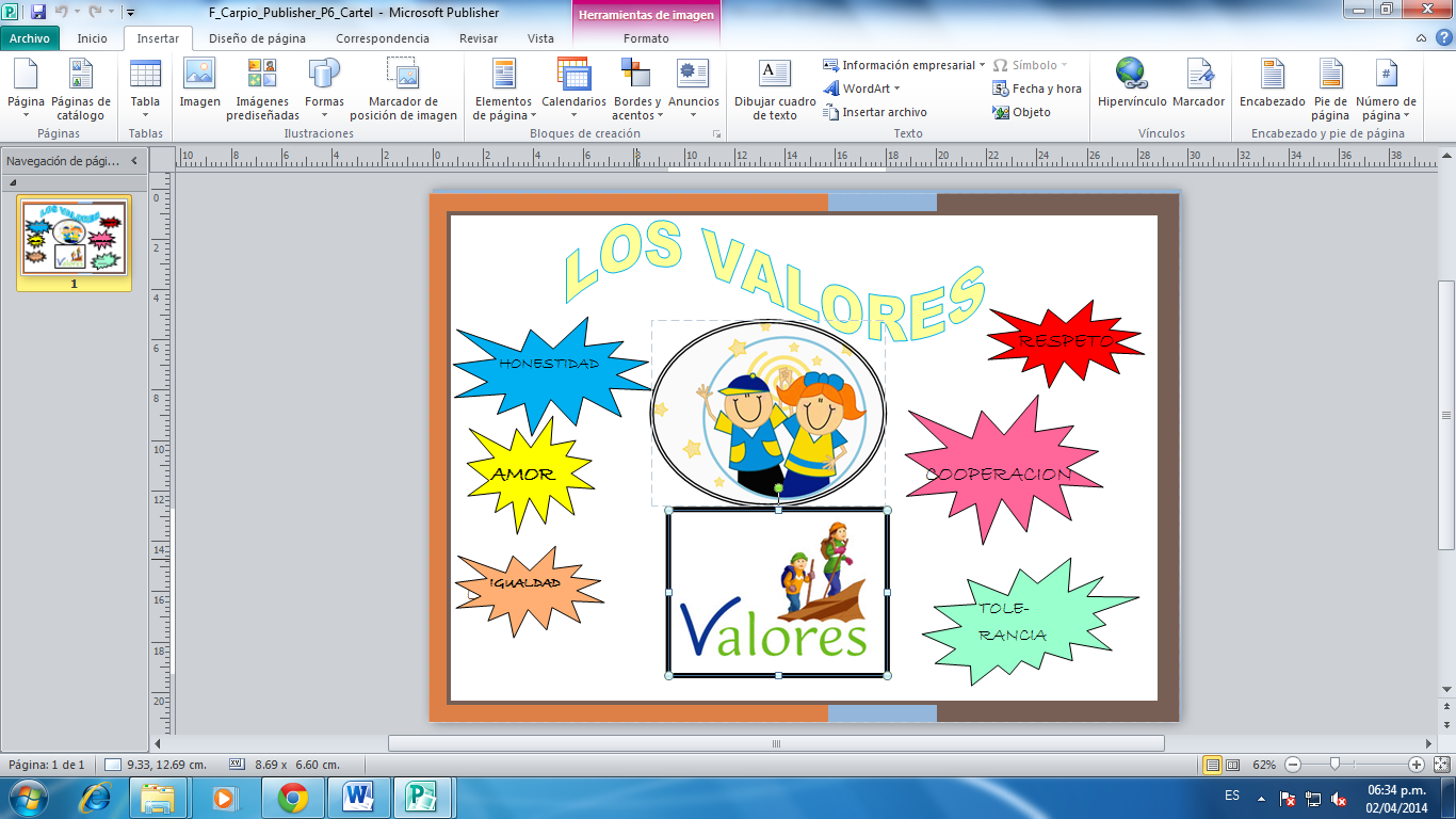 PRACTICAS DE PUBLISHER