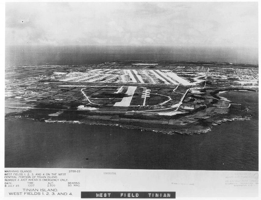United States Navy: Quonset Huts: Tinian Island