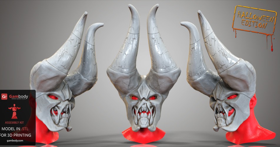 DOOM 3D Printable Masks | 3D Models by Lambert Designer