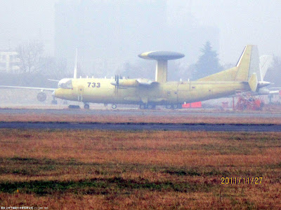 China Defense Blog: China Air Force's own Y-8 ZDK-03 AEW bird