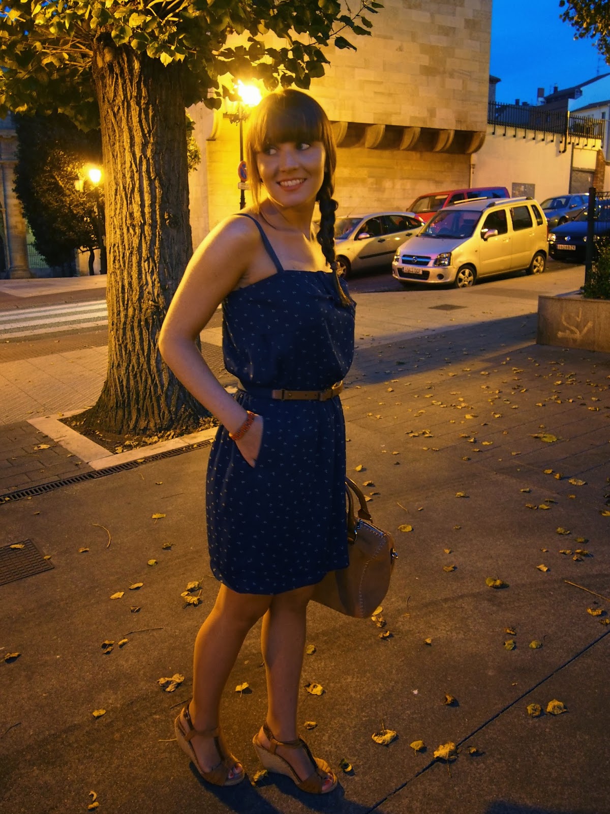 El Vestidor de Fanny: Vestido azul marino