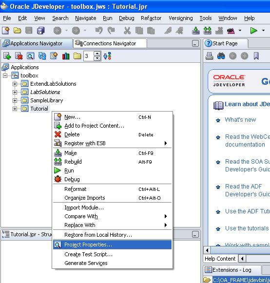 Oracle Applications Blog How To Run Oaf Page From Jdeveloper