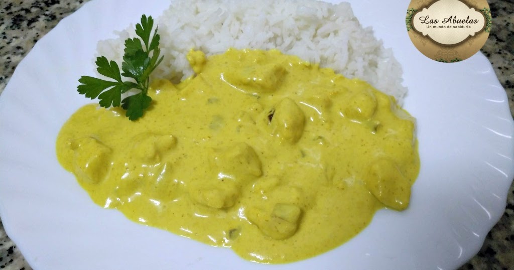 Las abuelas un mundo de sabiduria: Pechuga de pollo al curry con arroz ...