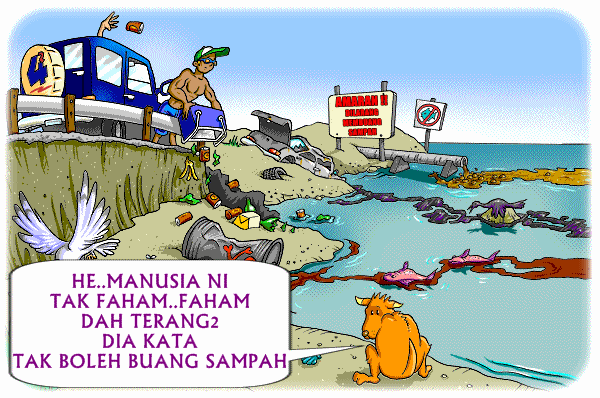 JENAKA KARTUN DAN AIR ~ HUBUNGAN AIR DENGAN MANUSIA