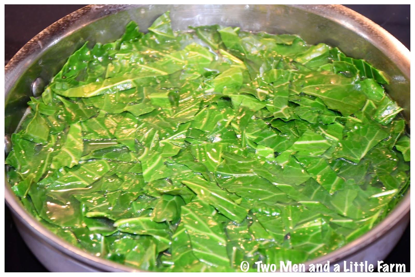 Two Men and a Little Farm: CREAMED COLLARD GREENS RECIPE