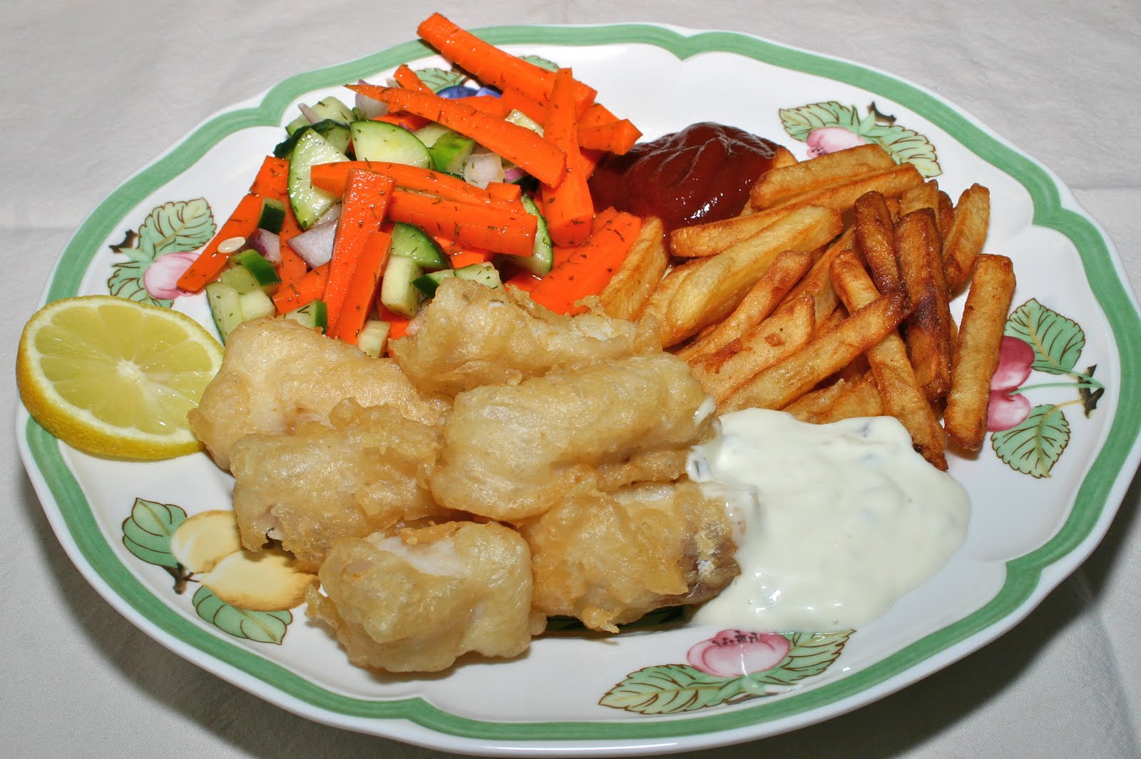 Food, Wine, and Home: Beer Battered Fish 'N Chips: Britain's best ...
