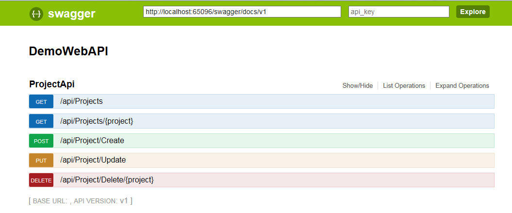 SwaggerUI: Setup Swagger for ASP.NET WebAPI documentation