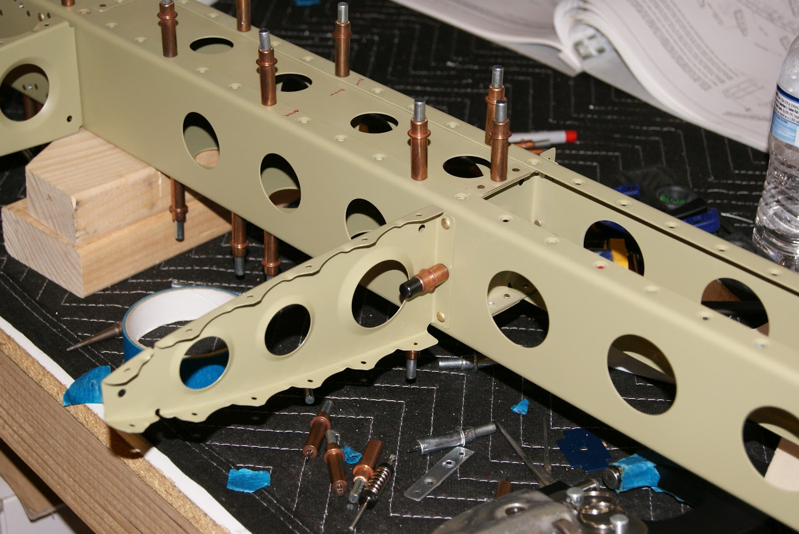 DOG Aviation John's RV-12 Blog: Completing Spar Box Assembly Order Change