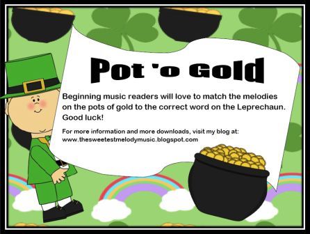 The Sweetest Melody: Music Spelling - St. Patrick's Day Edition