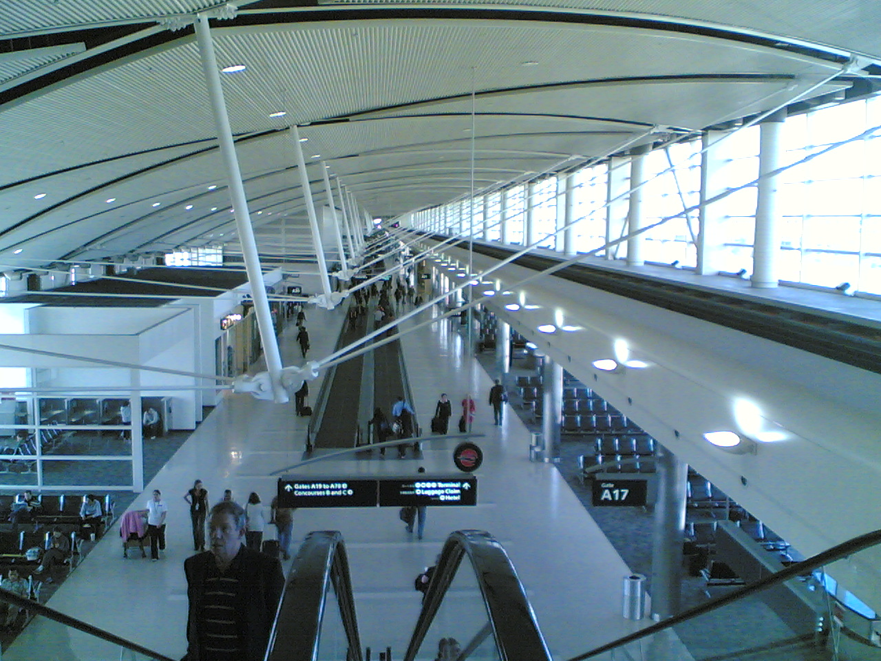 Travel and Tourism: Detroit Airport (McNamara Terminal), Michigan
