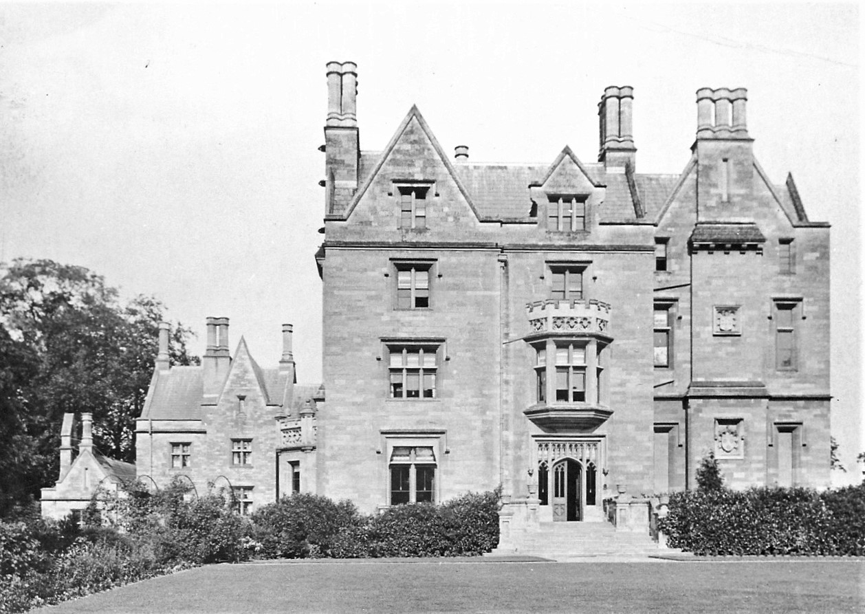 Nocton in Lincolnshire: Nocton Hall - inside out