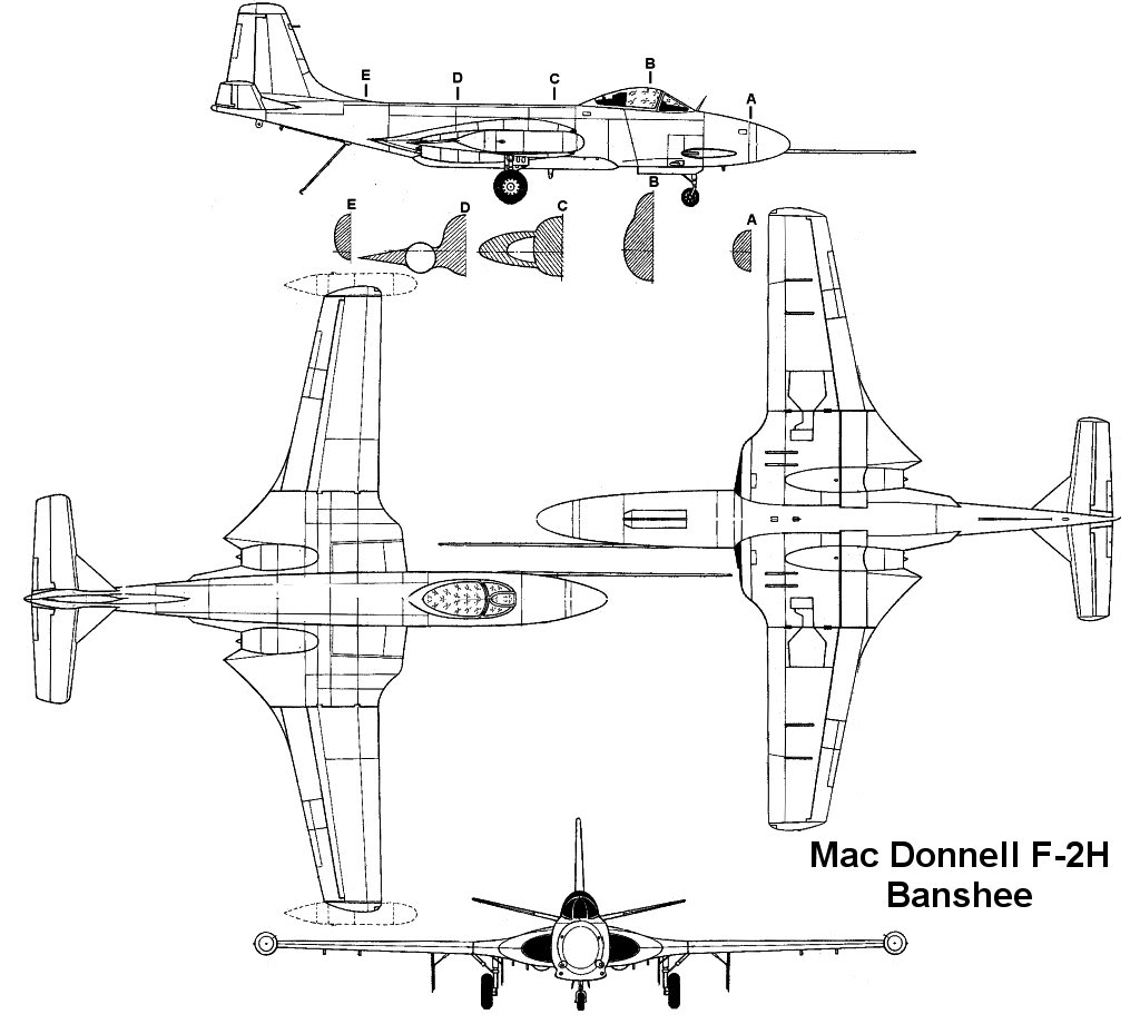 1/48 - McDonnell F2H-2/P Banshee by Kitty Hawk - released - correction ...