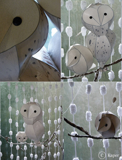 My Owl Barn: Kate Kelly: Paper Sculpture