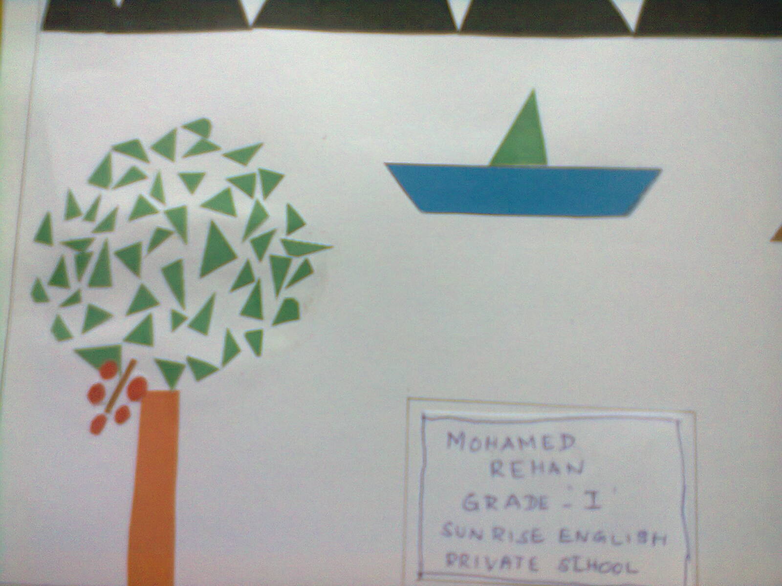 My Blog: Create Scenery with Shapes - Grade - 1 Maths Project