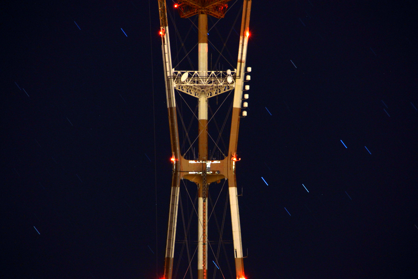 Photo: Sutro Tower Work At Night | Noe Valley SF