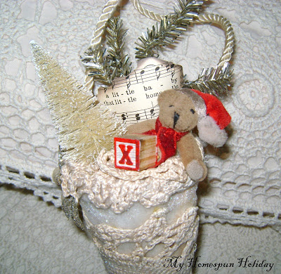 My Homespun Holiday: Victorian cones/Tussie Mussie