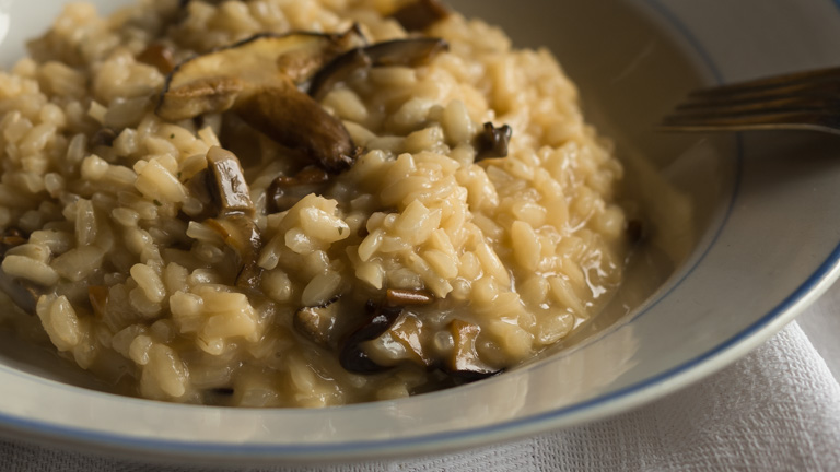 Mushroom Miso Risotto