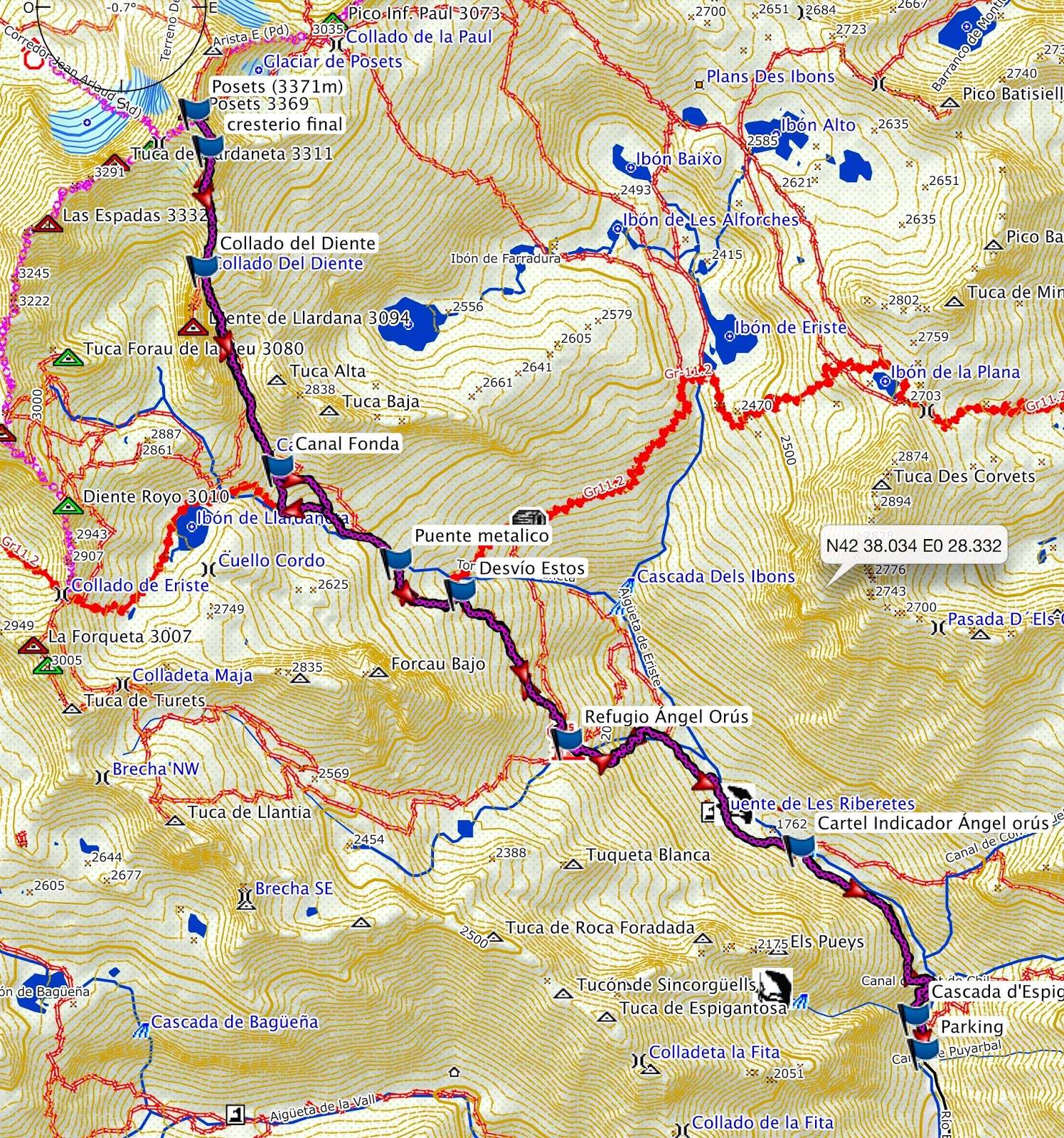 Vieja Mochila: PICO POSETS O LLARDANA