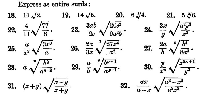 Resourceaholic: A Look Back at Surds
