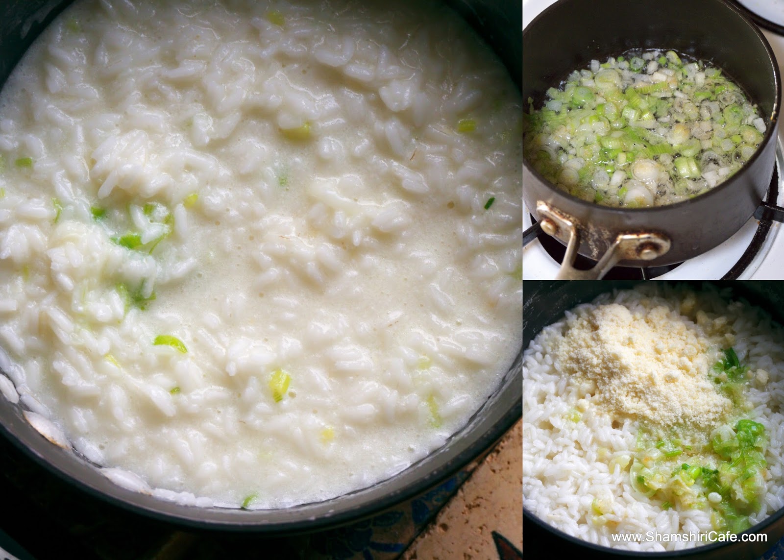 Creamy yogurt Parmesan rice