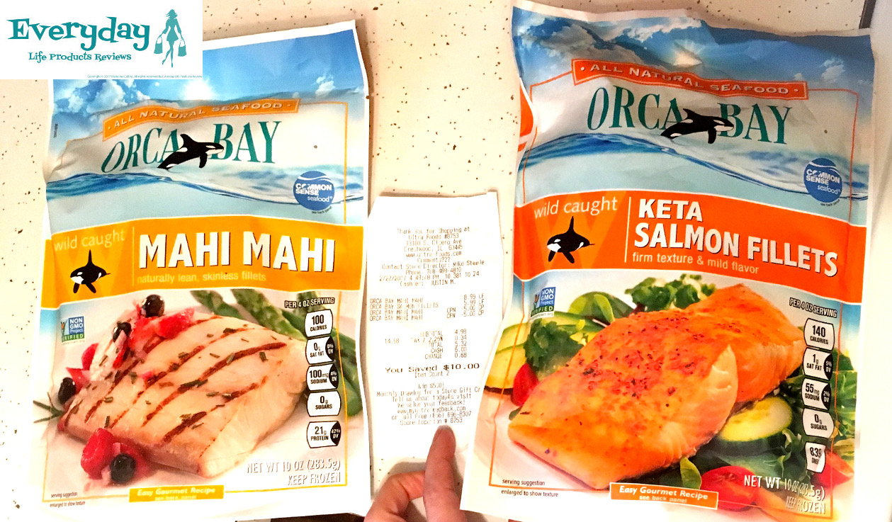 Moms Meet Free Orca Bay Seafood Salmon and Mahi Mahi Fish Fillets with ...