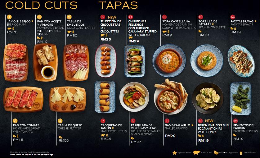 (Eat to Live) or (Live to Eat): Tapas Club Pavilion