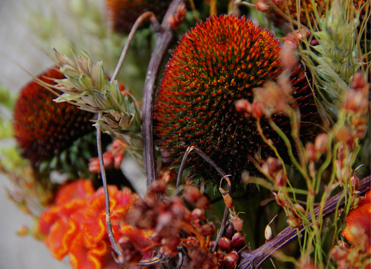 Sea of Blossoms: Earthy Fall Wedding Bouquet
