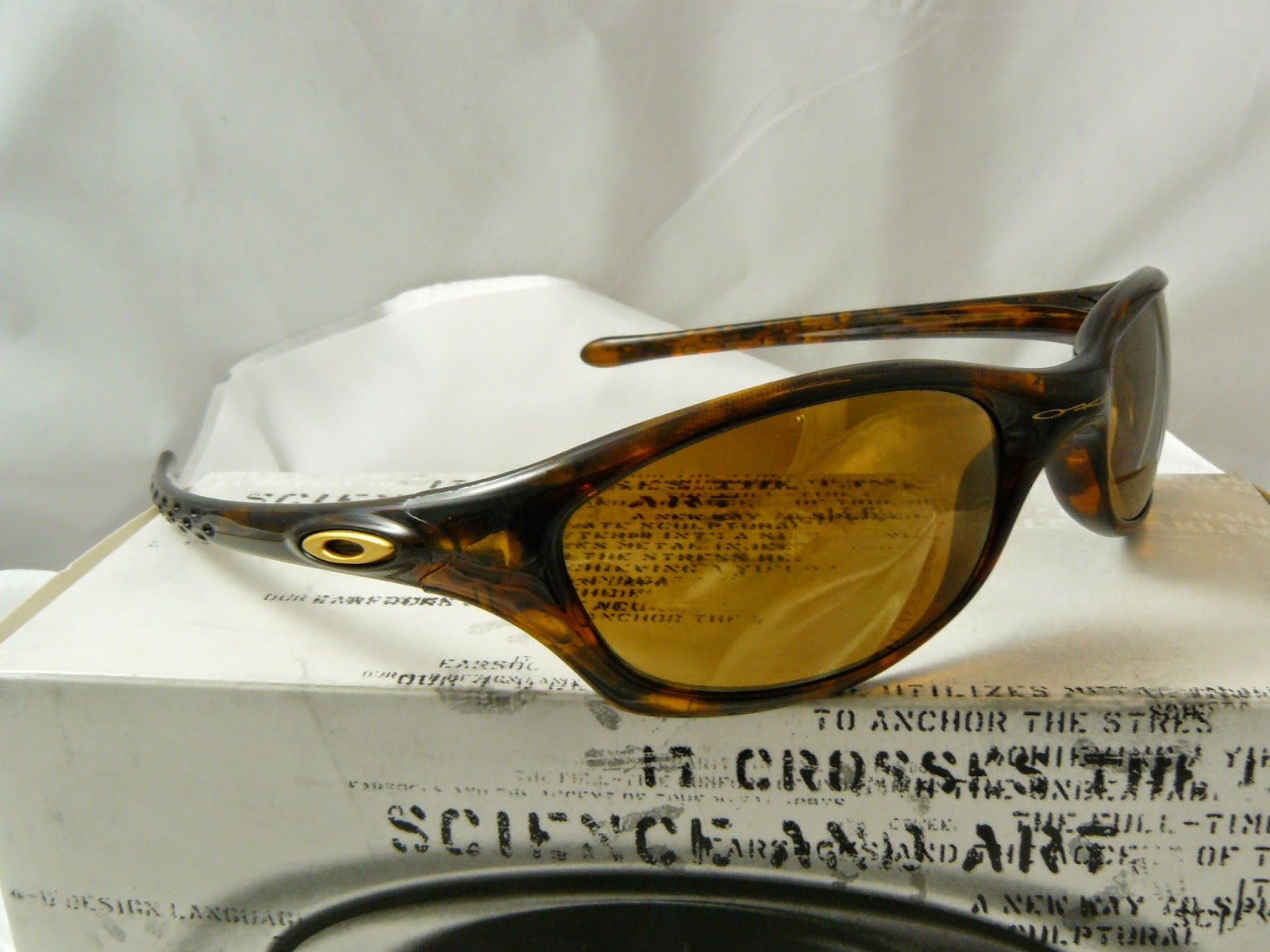 Oakley-for-sale: Oakley Fives 2.0 Brown Tortoise, Gold Iridium