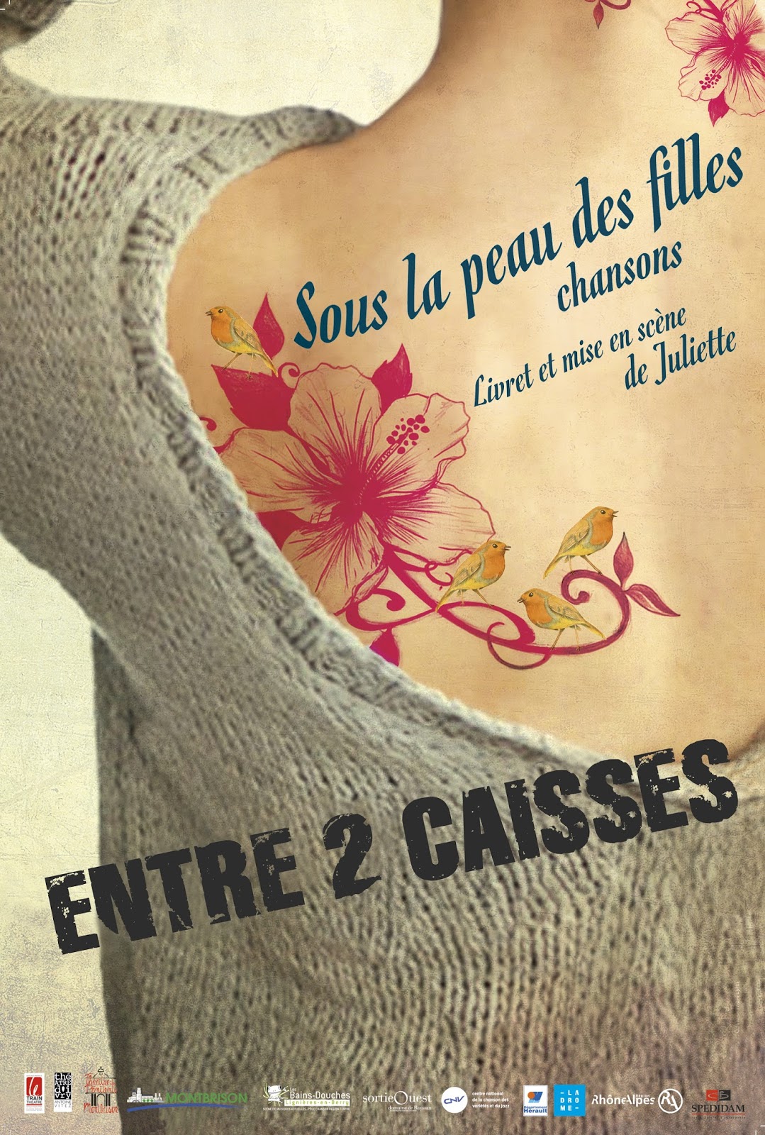Graphisme: Entre 2 Caisses / affiche
