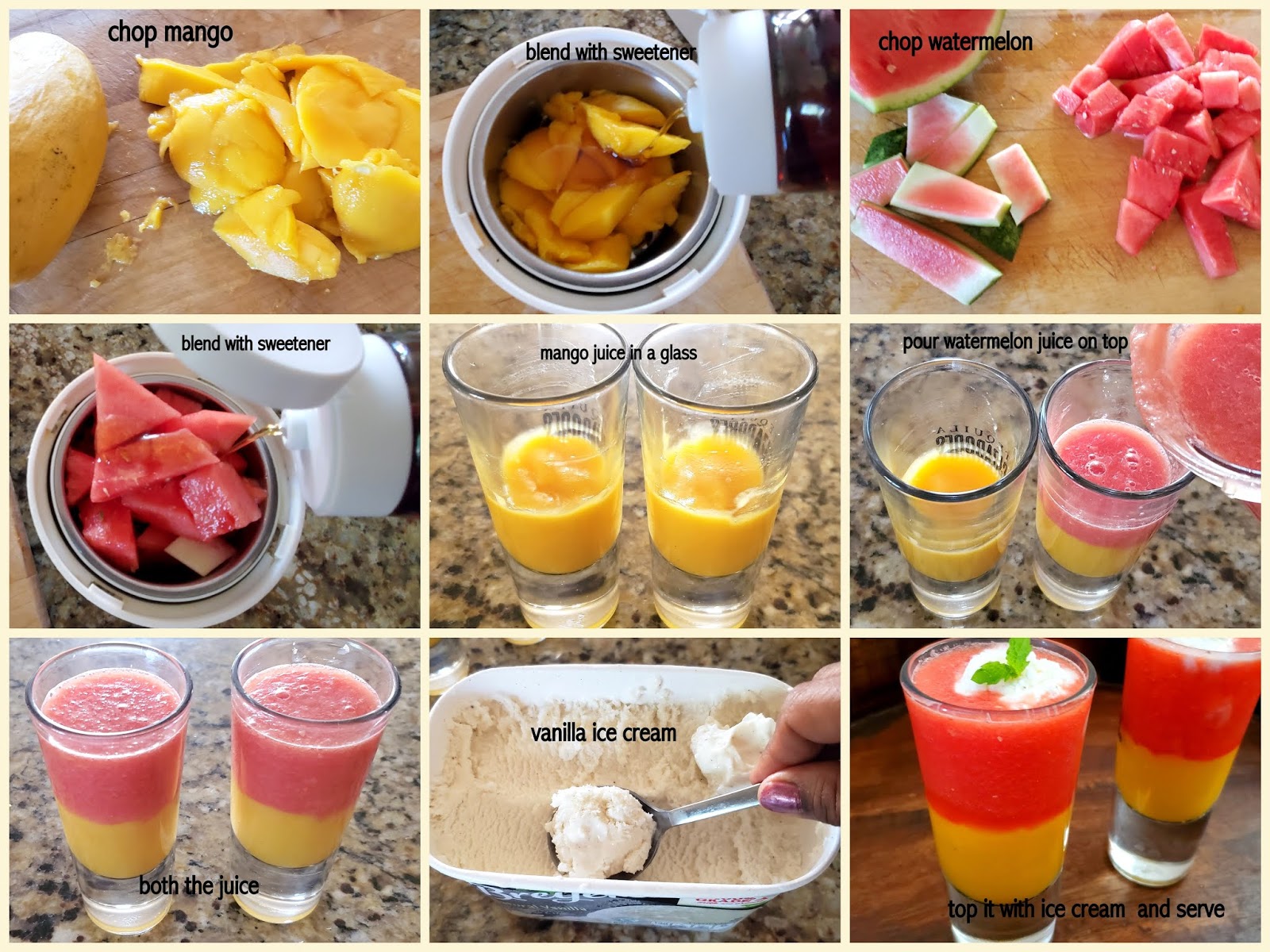 Sailaja Kitchen...A site for all food lovers!: Watermelon Mango Juice ...