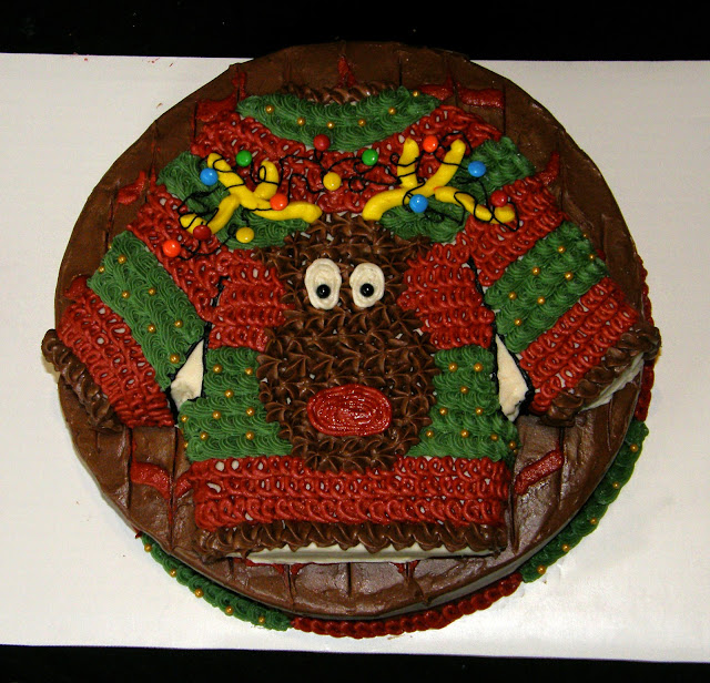 Mrs. Lydia's Kitchen: Tacky Sweater Cake