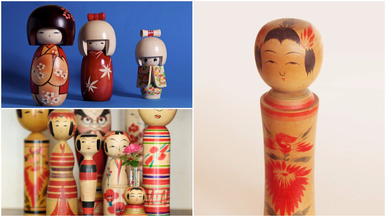 Arjunpuri in Qatar: Kokeshi: Japanese handmade wooden dolls with a ...