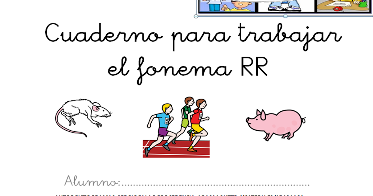 Apoyo online al lenguaje: CUADERNO FONEMA R VIBRANTE