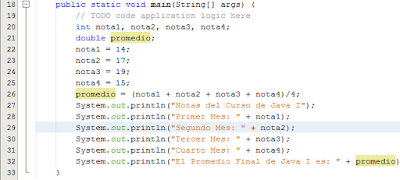 Java Variables, Contantes y Tipos de Datos
