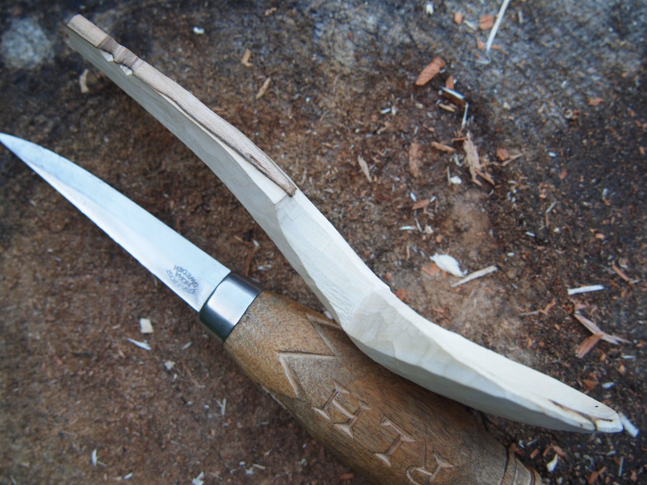 Holt & Heath Wooden Treenware: New crook knife....