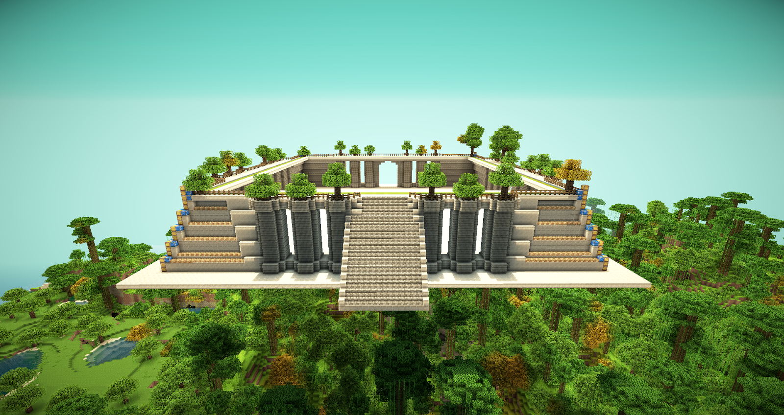 Hanging Gardens Of Babylon Minecraft at Eve Rose blog